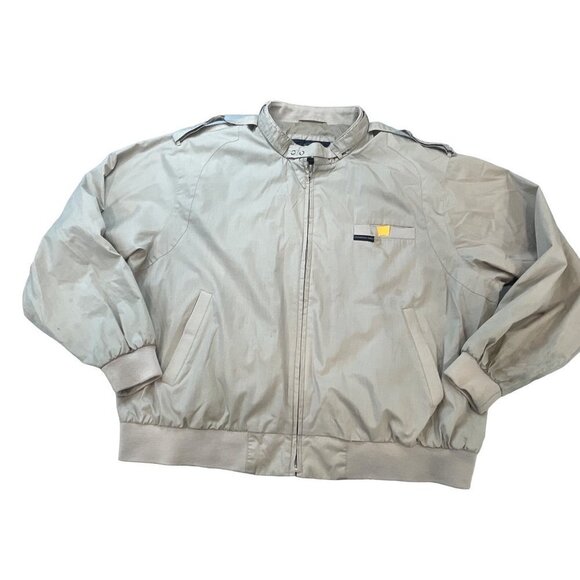 Members Only | Jackets & Coats | Vintage 8s Tan Zipped Members Only ...